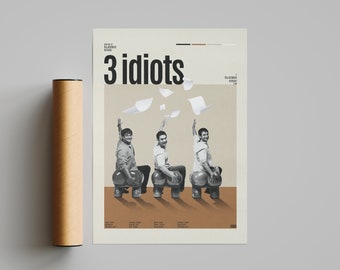 Three Idiots Movie Poster - Etsy