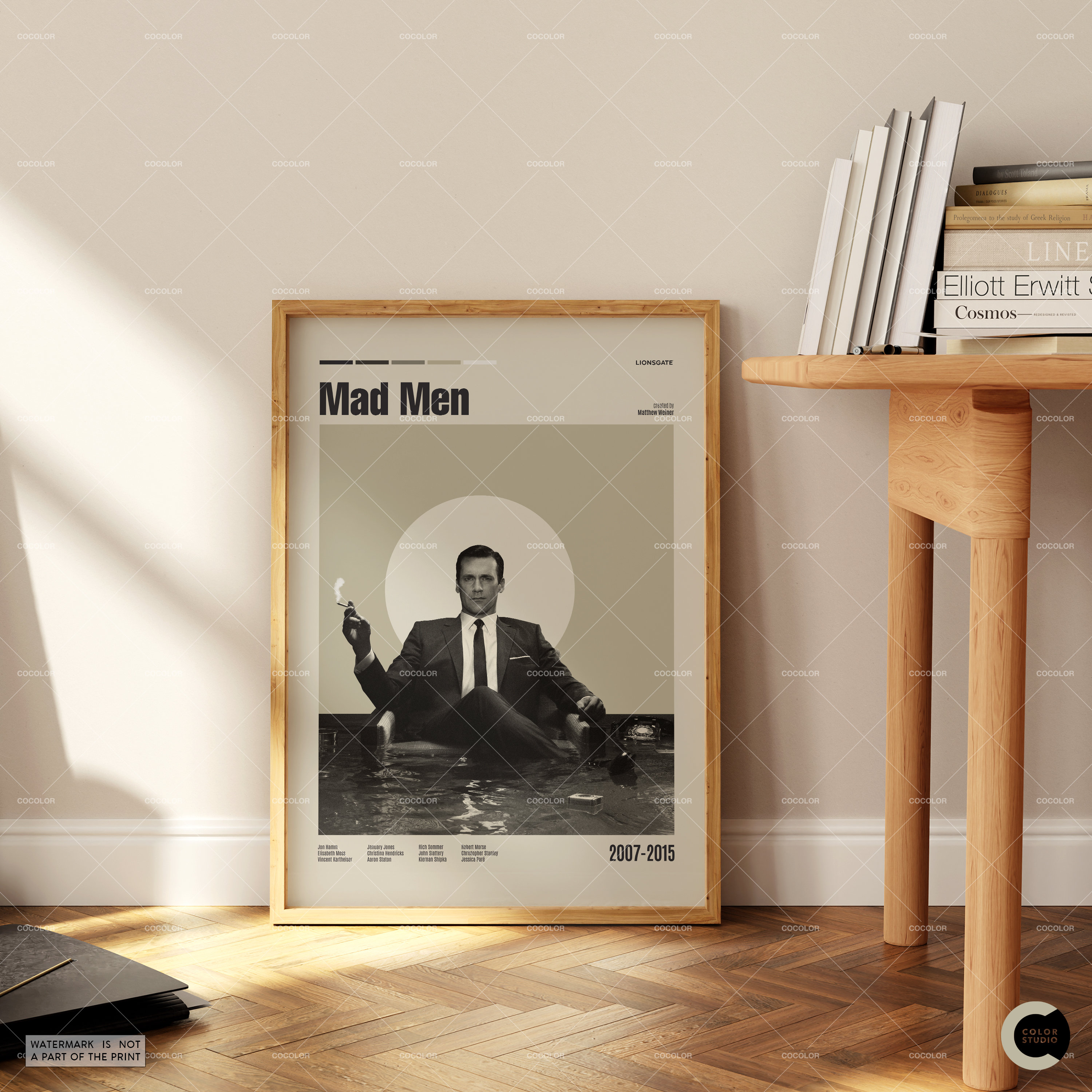 Mad Men, Mid Century Poster, Vintage Movie Print, Movie Poster, Film ...
