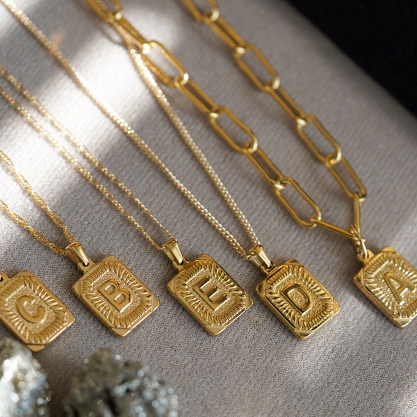 Letter Pendant - Etsy