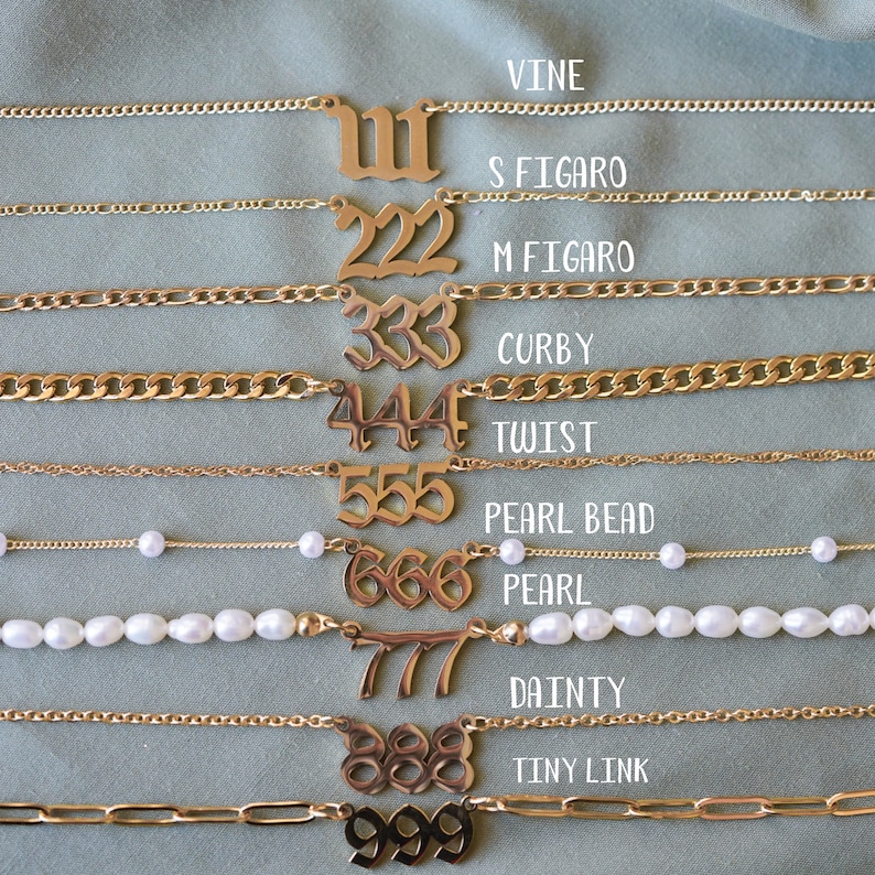 18K Gold Angel Number Necklace Lucky Number Necklace - Etsy