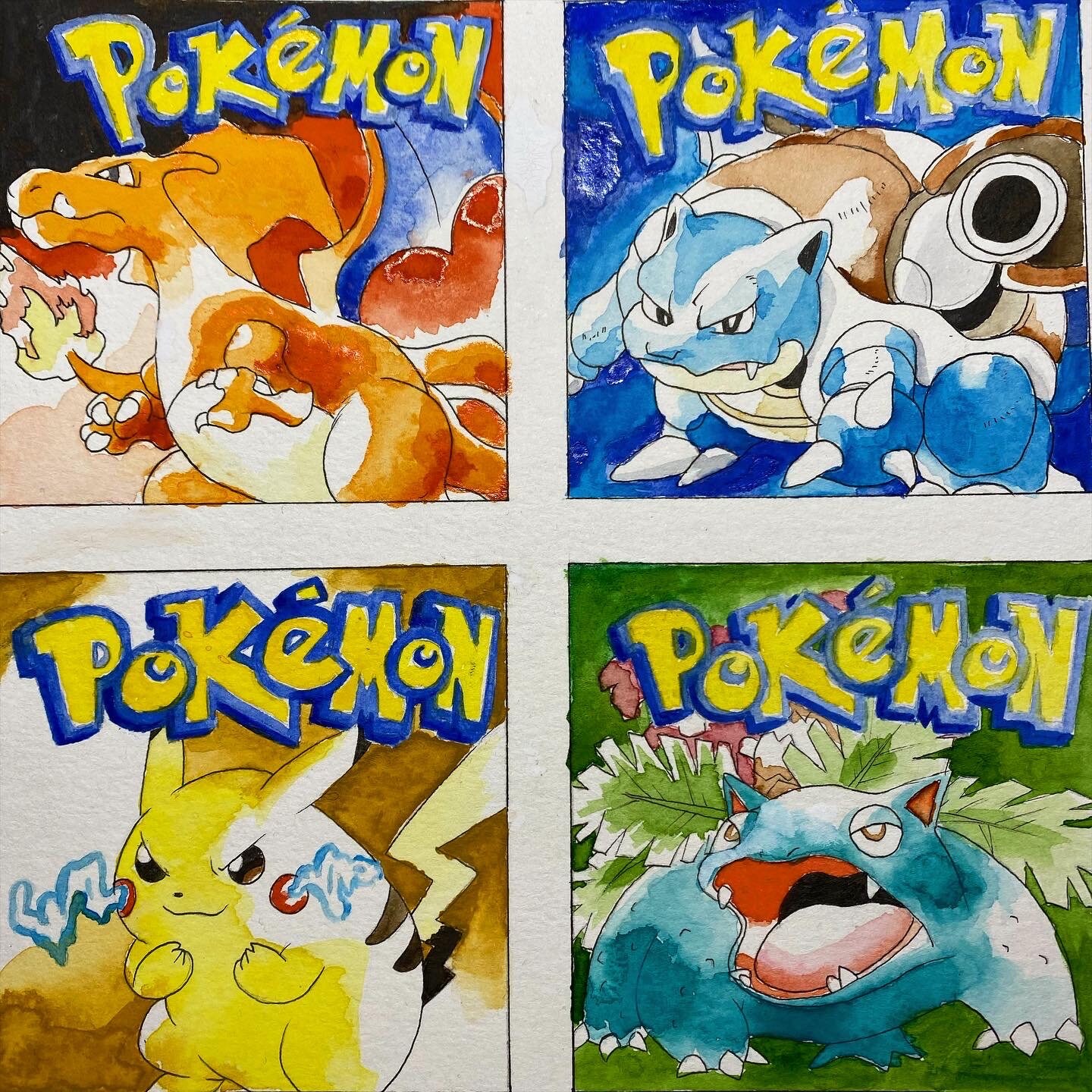 Ilustración Portadas Gameboy Pokémon Ann Paintings - Etsy España
