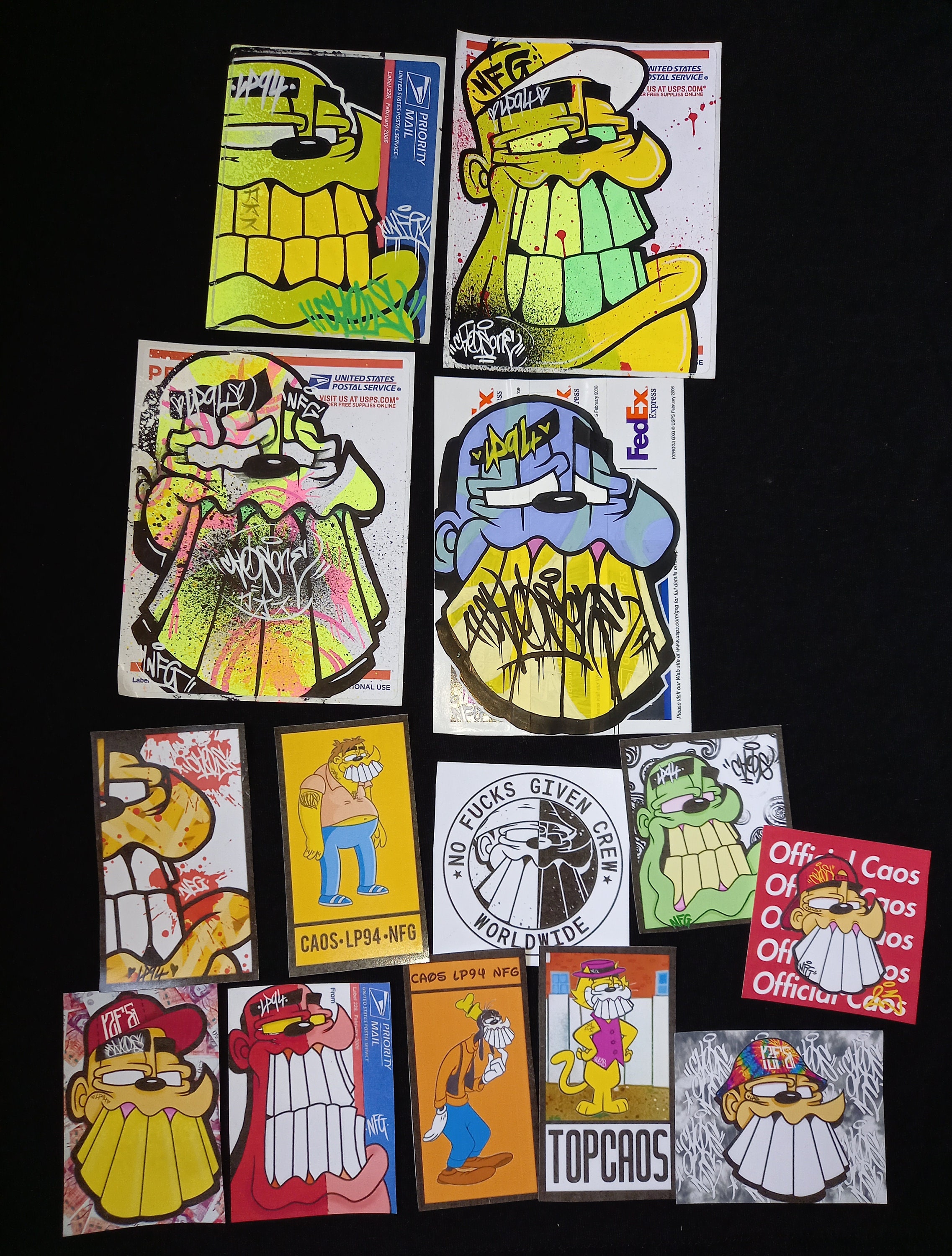 Graffiti Stickers By Wizard