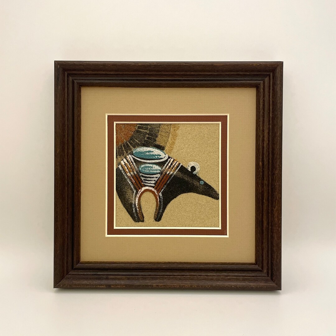 Navajo Sand Painting by Michael Watchman 7" X 7"/native American/navajo ...
