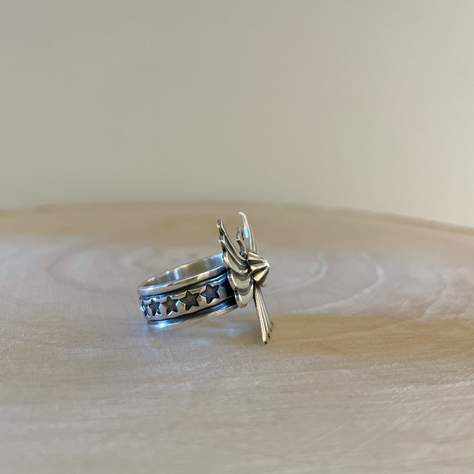 Thunderbird Ring by Delayne Reeves B Size 6.5/native American/navajo ...