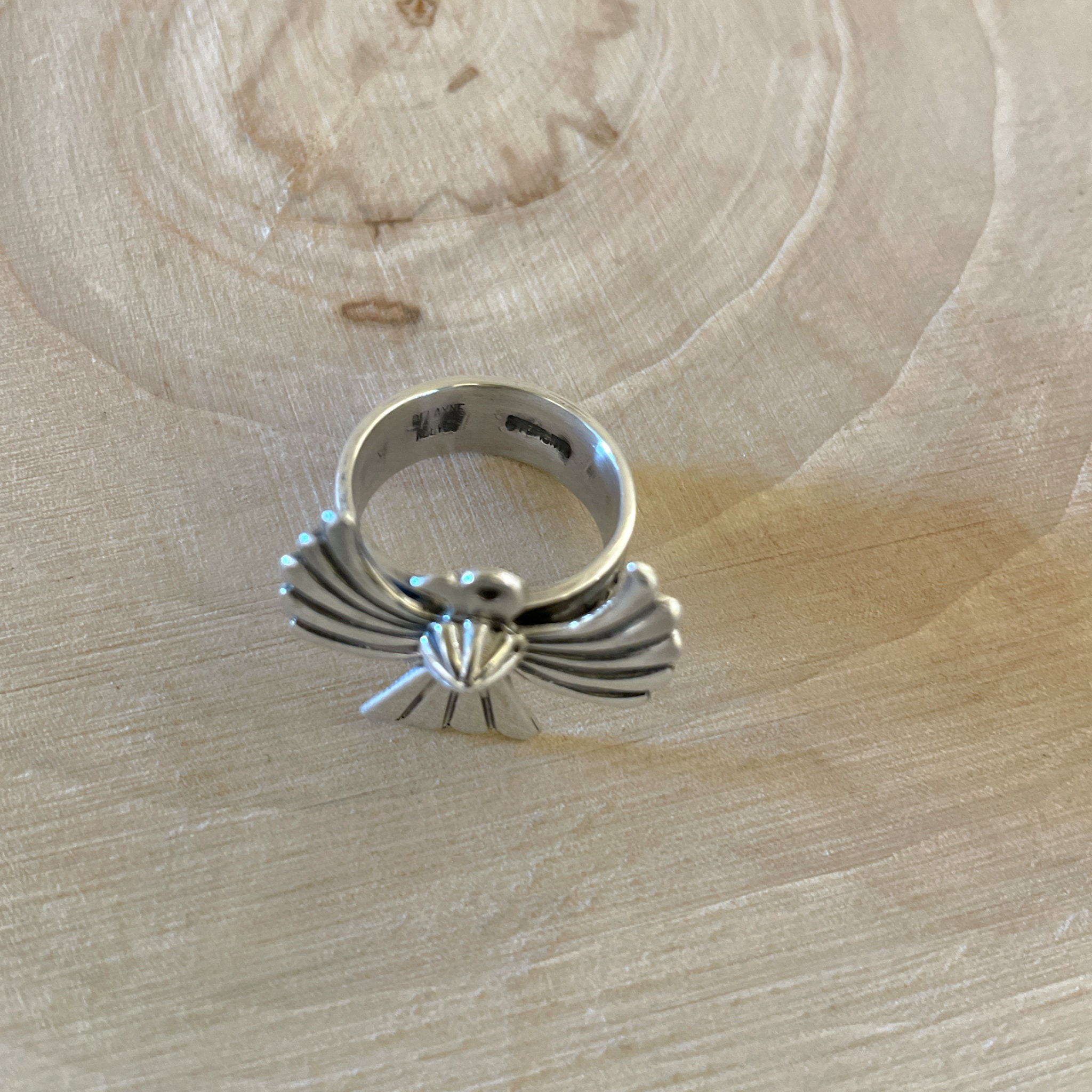Thunderbird Ring by Delayne Reeves B Size 6.5/native American/navajo ...