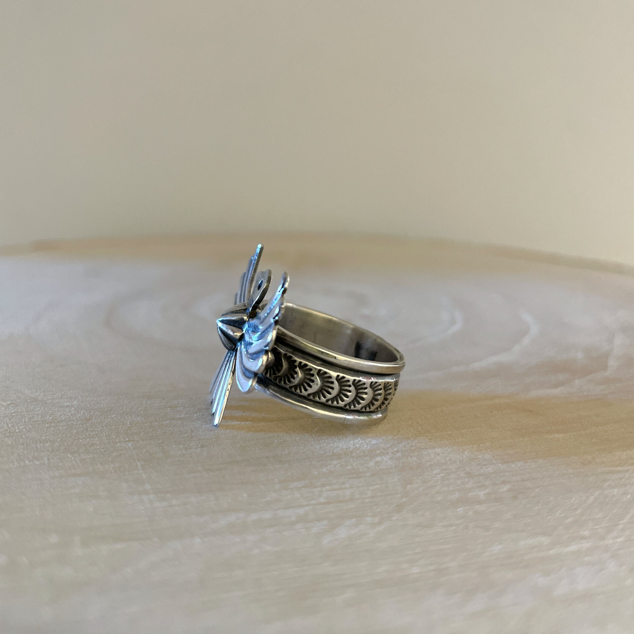 Thunderbird Ring by Delayne Reeves A Size 8/native - Etsy