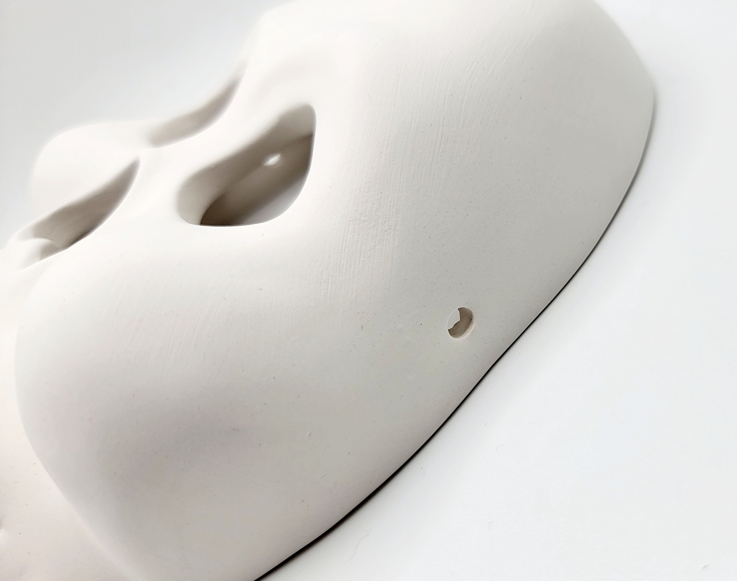 Ceramic Skeleton Day of the Dead Mask Paint Your Own Pottery - Etsy