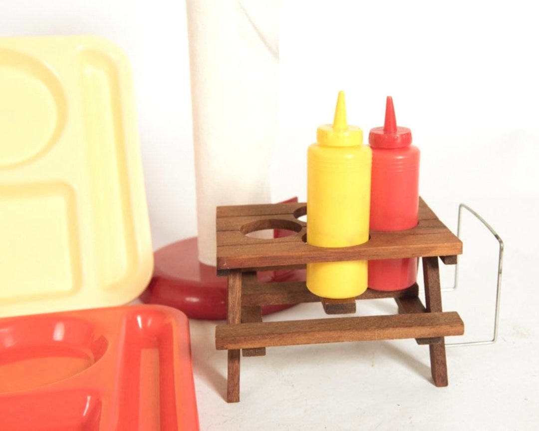 Vintage Backyard BBQ Set! 6pc/set Retro Fun - Etsy