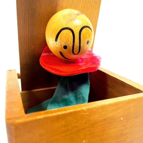 Jack in the Box Toy - Etsy