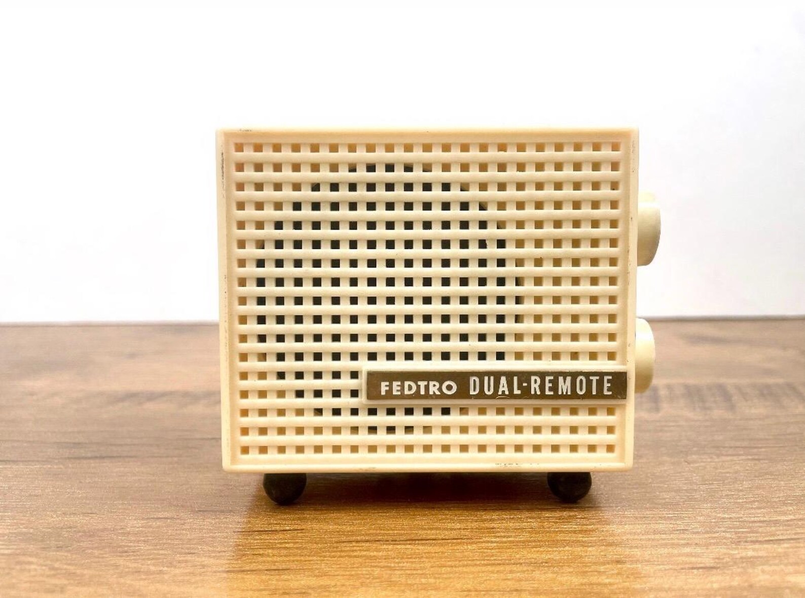 Vintage Fedtro TV Radio Personal Dual Remote Control Extension Speaker ...