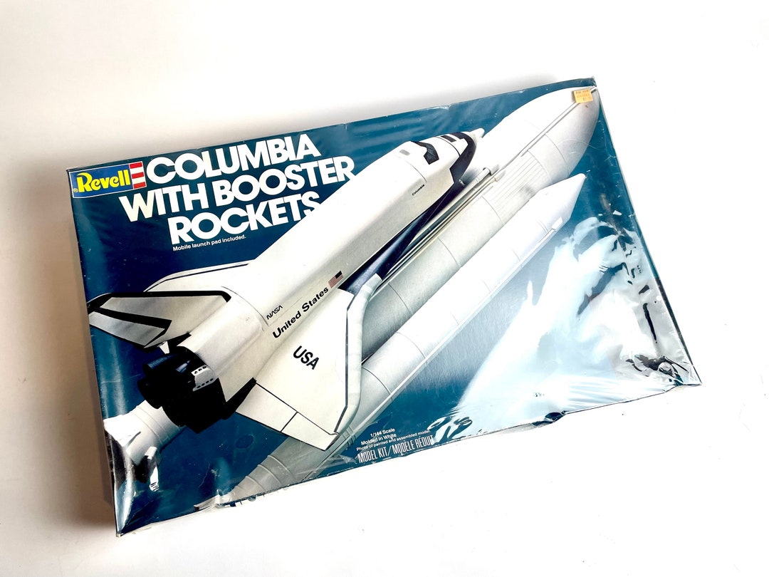Vintage REVELL Space Shuttle 1:44 Columbia With Booster Rockets Model ...
