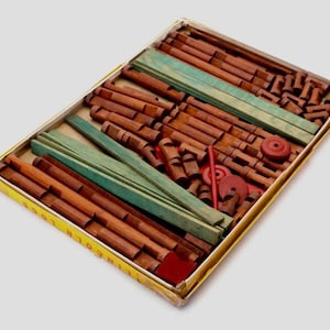 3 Full Sets! Antique Wooden Lincoln Logs| 4F | 3LF | 1L | Very RARE! - Etsy