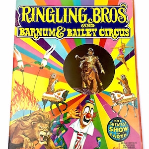 Vintage 1973 the Ringling Bros and Barnum & Bailey Circus Magazine ...