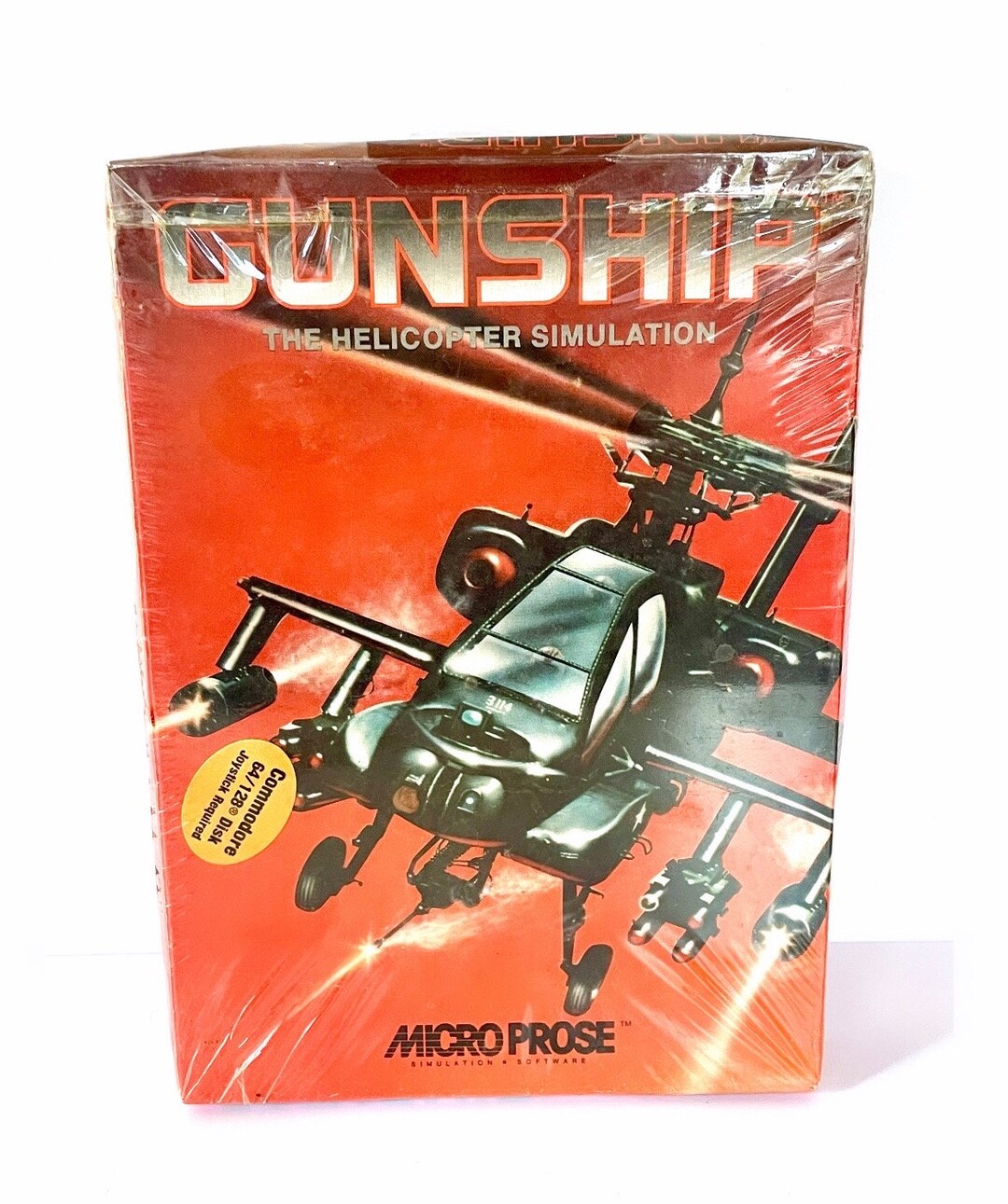 1986 GUNSHIP Commodore New/sealed Helicopter Simulation by Microprose ...