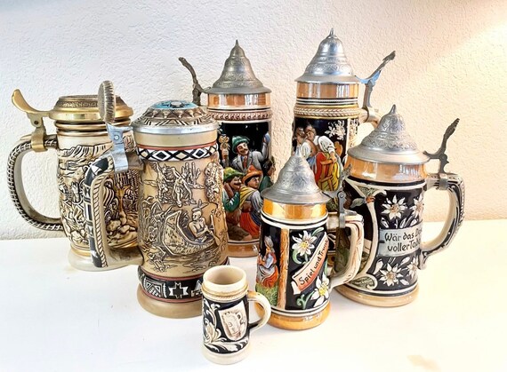 Vintage German Steins. Pick One or All Cheers - Etsy