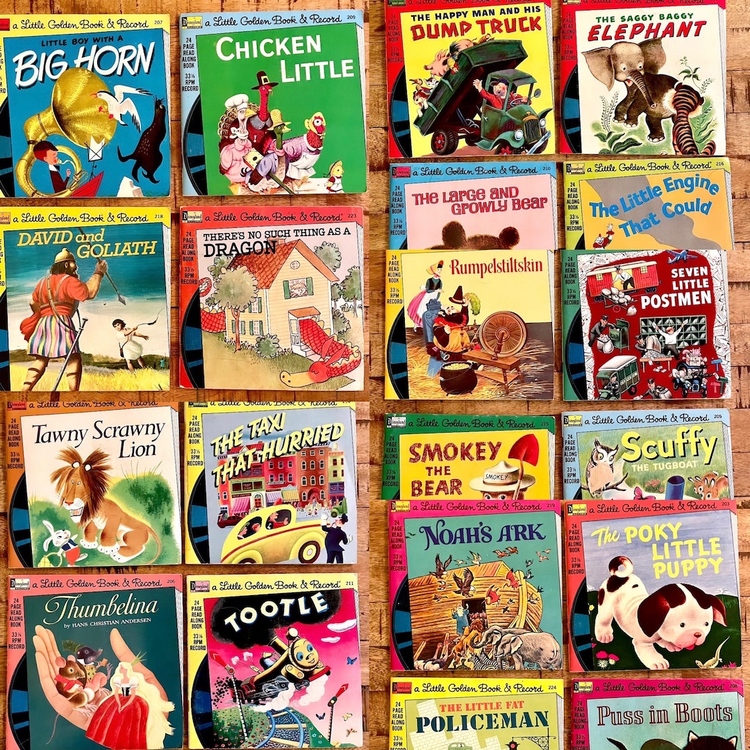 Free Ship! Little Golden Book Records | Story Book Records | Your ...