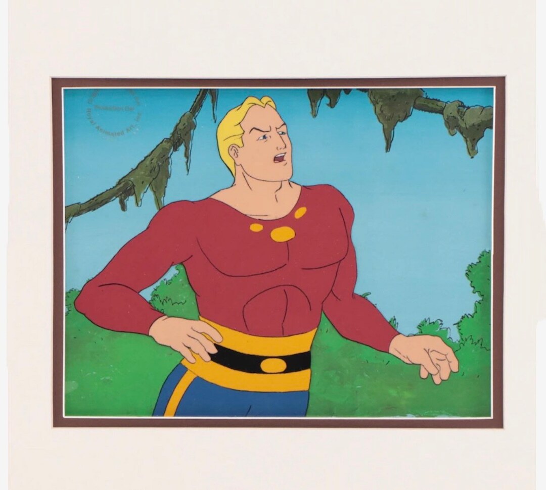 Rare Vintage Filmation flash Gordon Hand-painted Production Cel 1979 ...