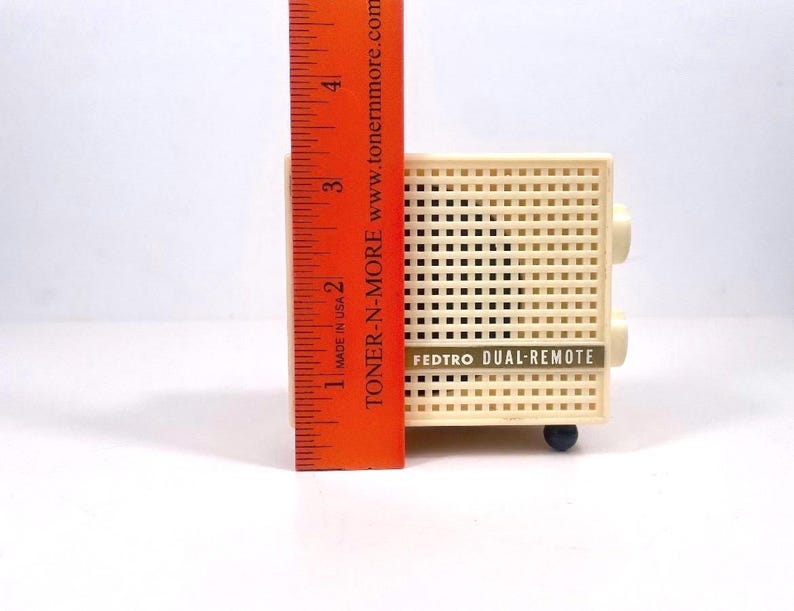 Vintage Fedtro TV Radio Personal Dual Remote Control Extension Speaker ...
