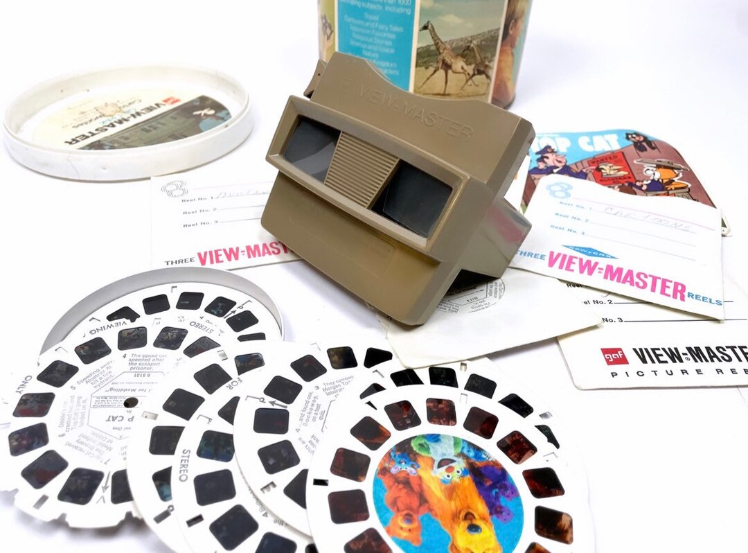 Vintage View-master Gift Pak cartoon Favorites Full Set & - Etsy