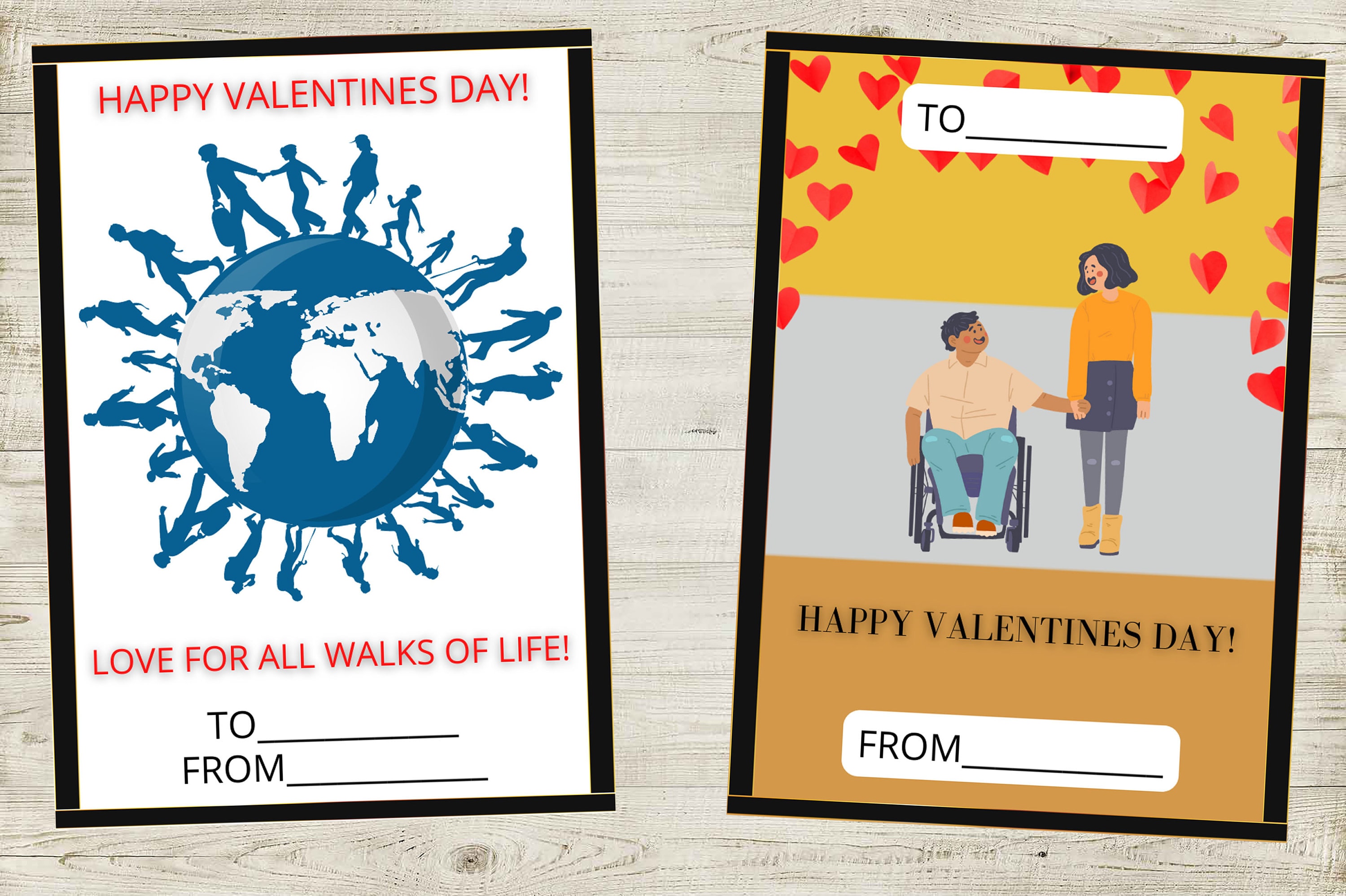 Inclusive Valentines Cards, LGBTQ+ Valentines Cards, Nine Designs ...