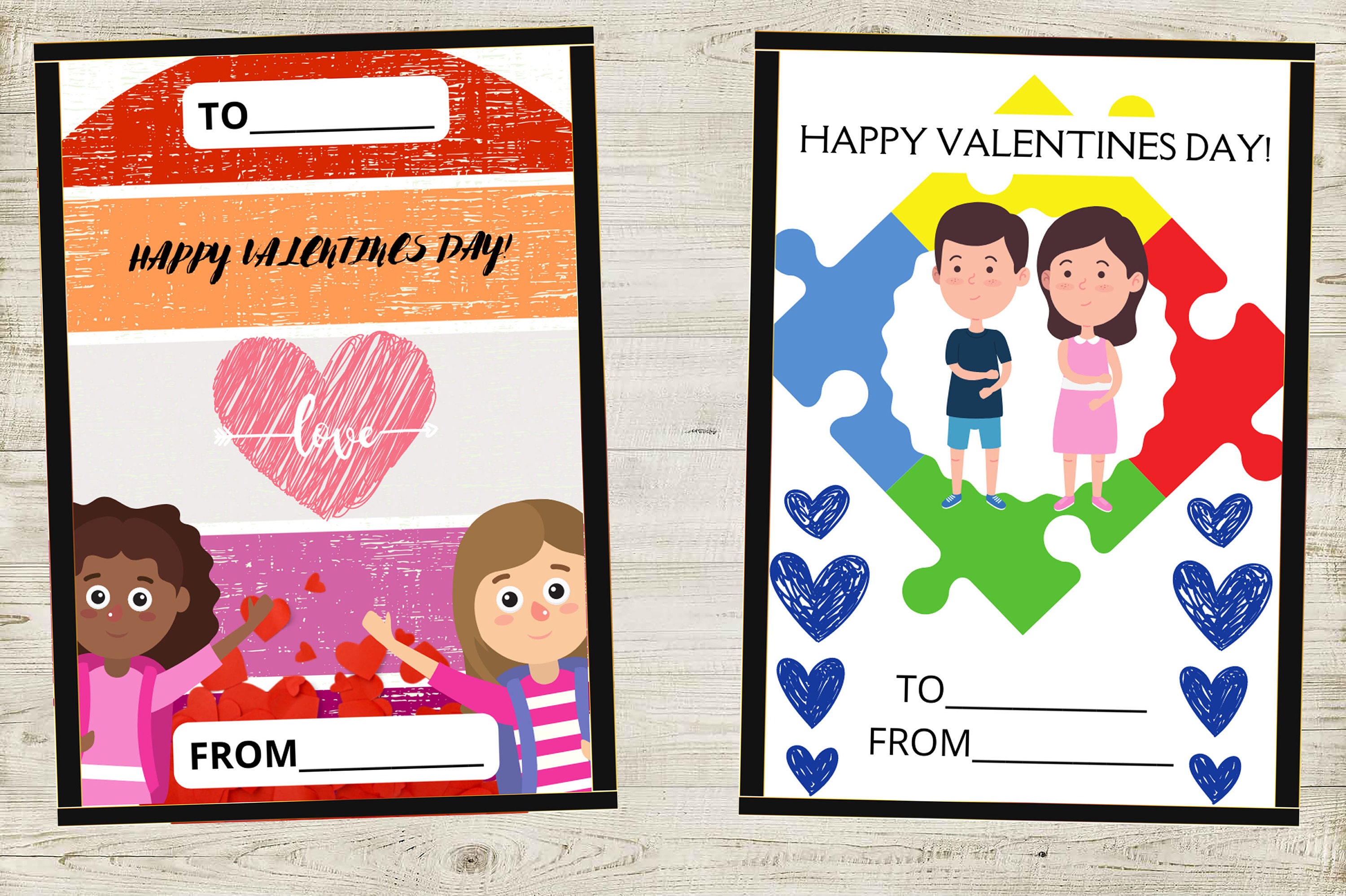 Inclusive Valentines Cards, LGBTQ Valentines Cards, Nine Designs ...