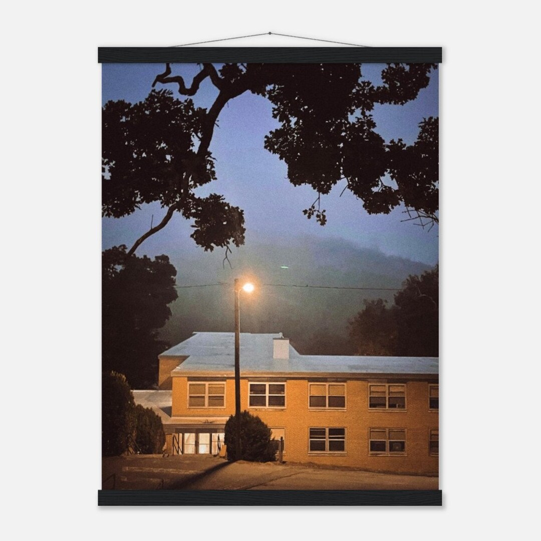 Moody Vintage Film Mountain Poster With Hanger - Etsy