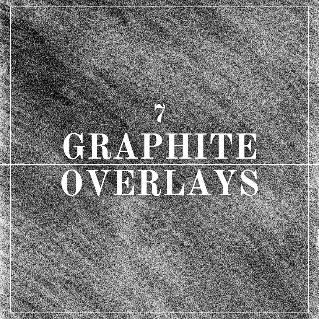 Digital Graphite Texture Overlays 7 PNG Files - Etsy