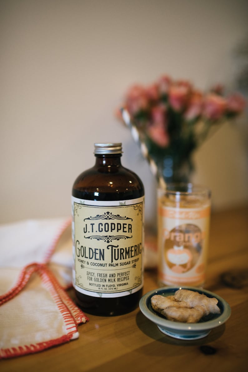 Golden Turmeric Syrup - Etsy