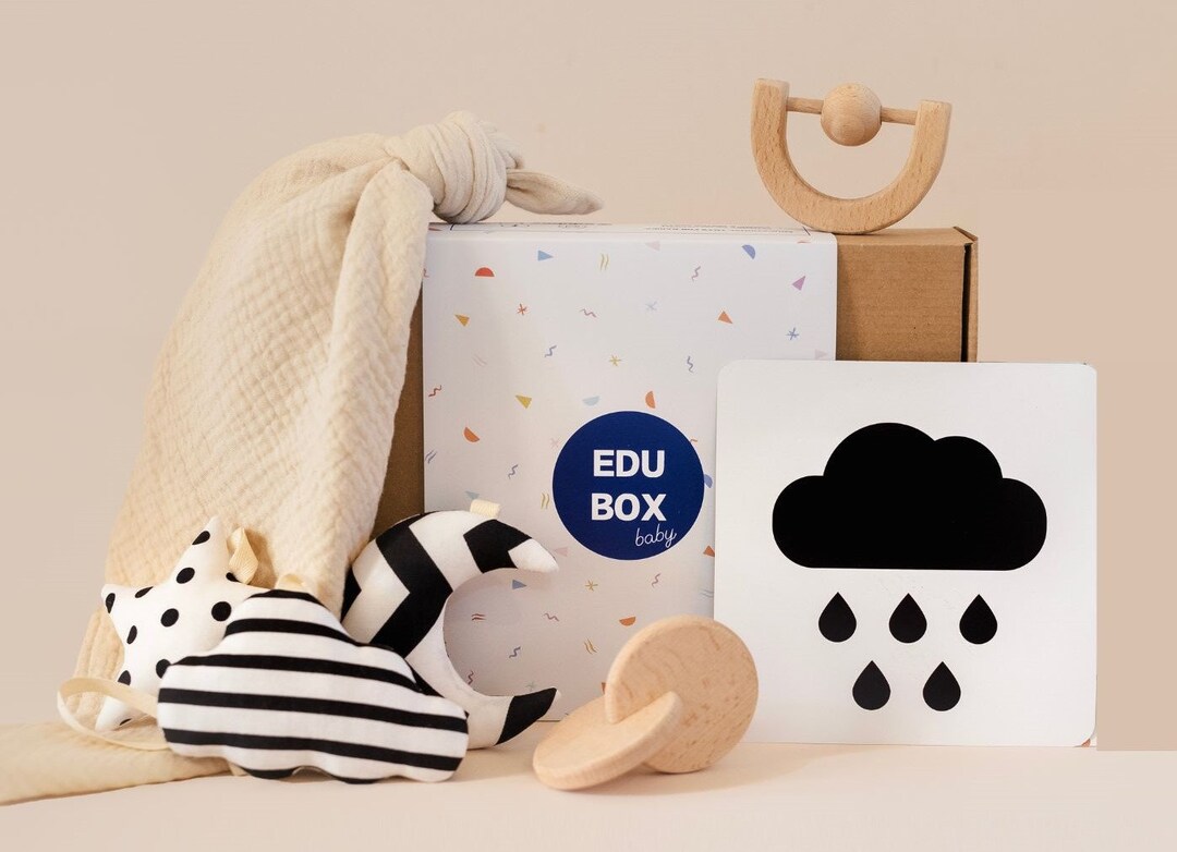 EDUBOX Baby Box Natural White Newborn Gift - Etsy