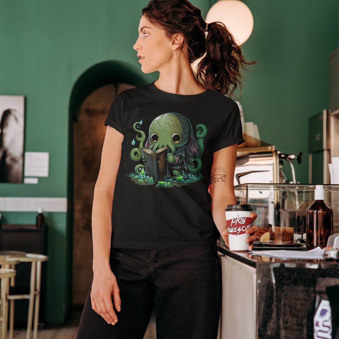 Cutethulhu T-shirt Cthulhu the Great Fair Traded High Quality - Etsy