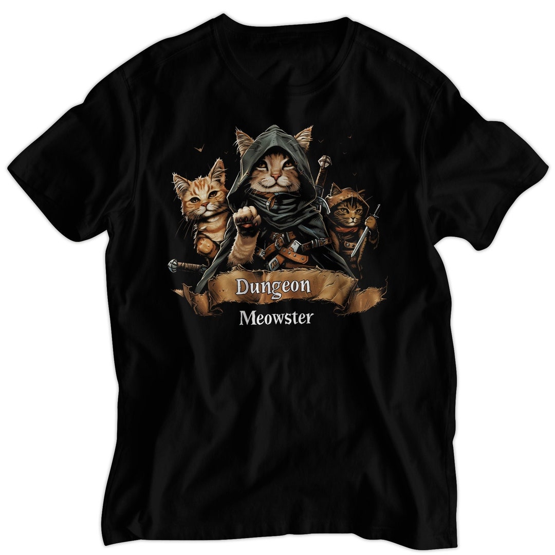 Dungeon Meowster Dnd Roleplay Dungeon Cats Fair Trade High Quality ...
