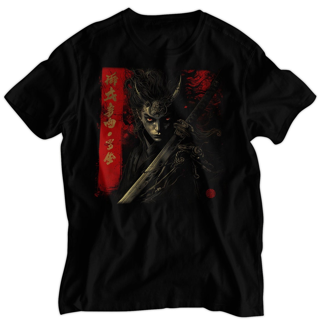 Oni T-shirt Japan Design Fair Trade High Quality, Asian Art, Perfect ...