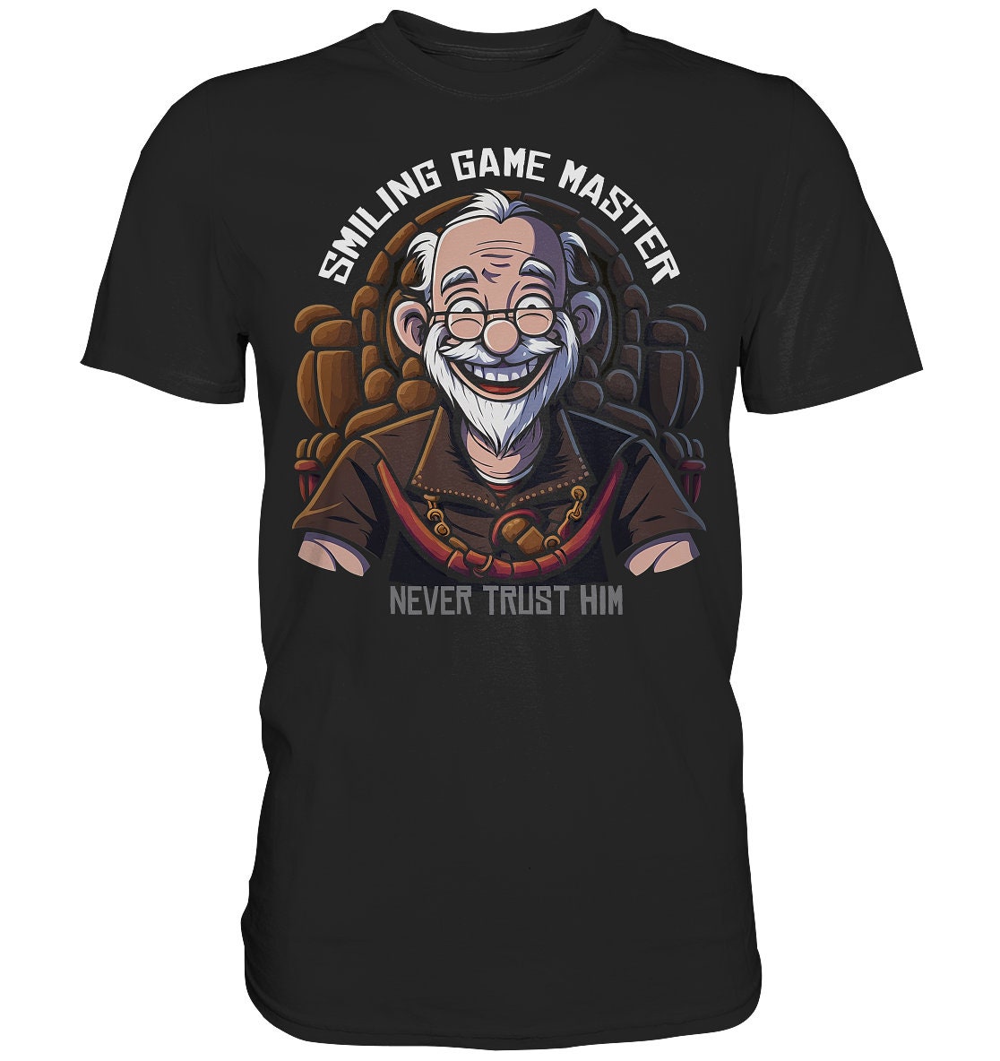 Smiling Game-master - Dnd - Roleplay - Dungeon Crawler - T-shirt - Fair ...