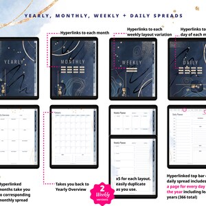 Undated iPad Planner Bundle for Goodnotes or Notability | All in One ...
