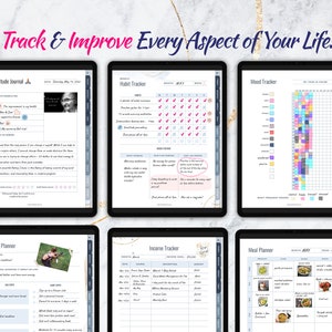 Undated iPad Planner Bundle for Goodnotes or Notability | All in One ...