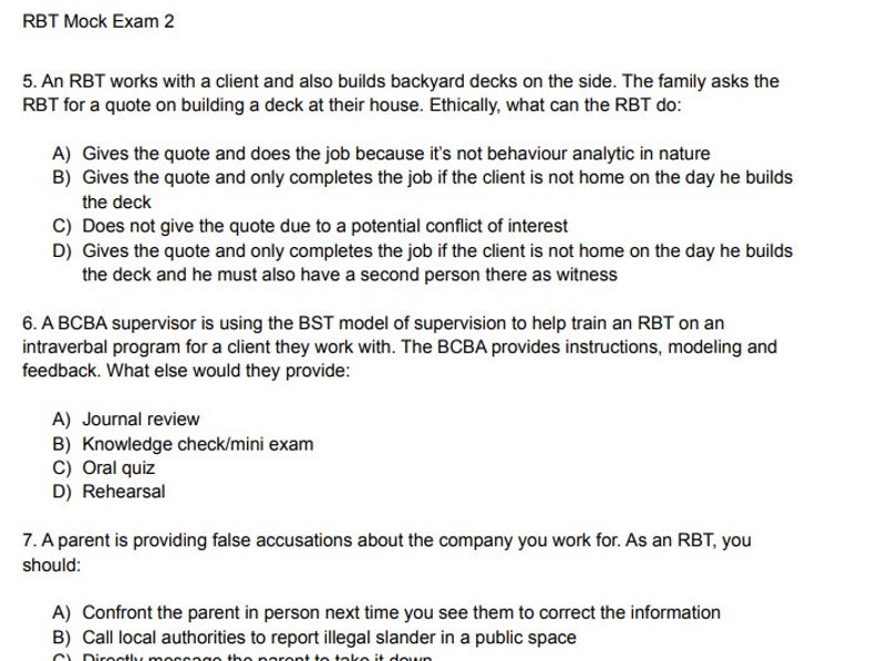 Registered Behavior Technician Mock Exam 2 | RBT Mock Exam 2 | 85 ... Registered Behavior Technician Mock Exam 2 | RBT Mock Exam 2 | 85 ...