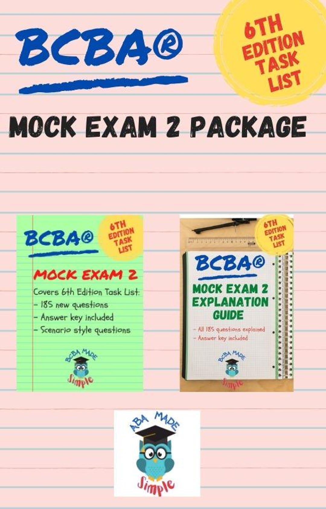 6th Edition Task List BCBA Mock Exam 2 | 185 Questions | Explanation ...