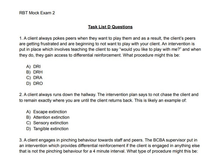Paquete de estudio del examen RBT / 3 exámenes simulados RBT / Guías de ...
