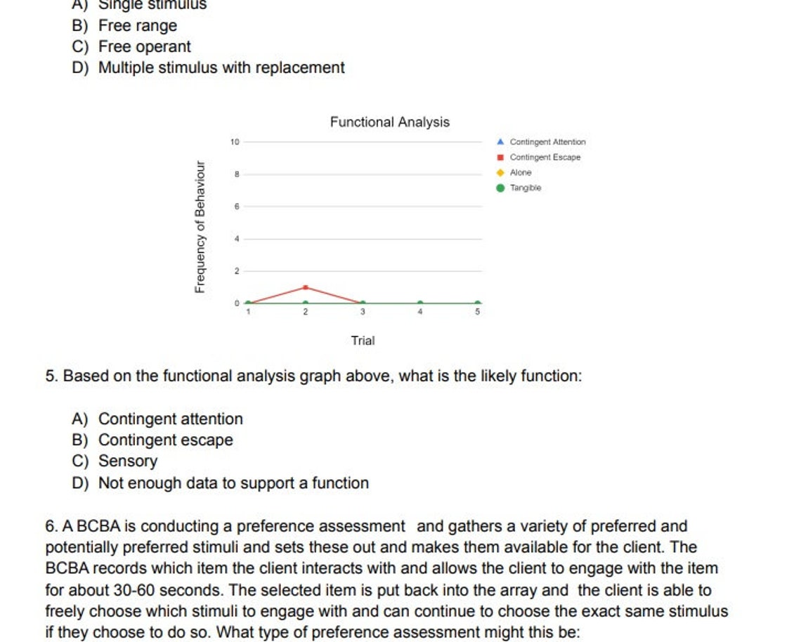 5th Edition Task List BCBA Mock Exam 1 | 160 Questions | 5th Edition ...