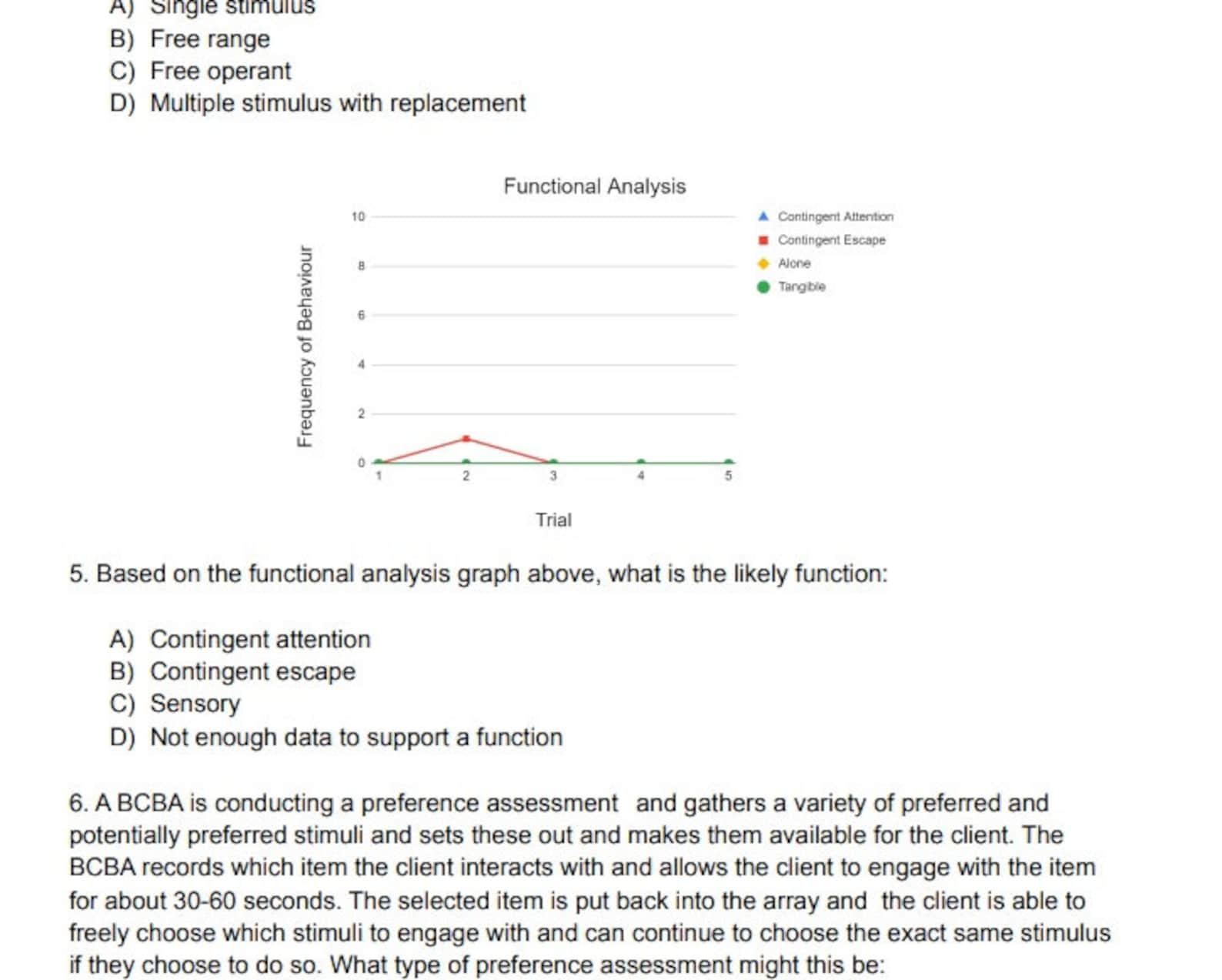 5th Edition Task List BCBA Mock Exam 1 | 160 Questions | 5th Edition ...