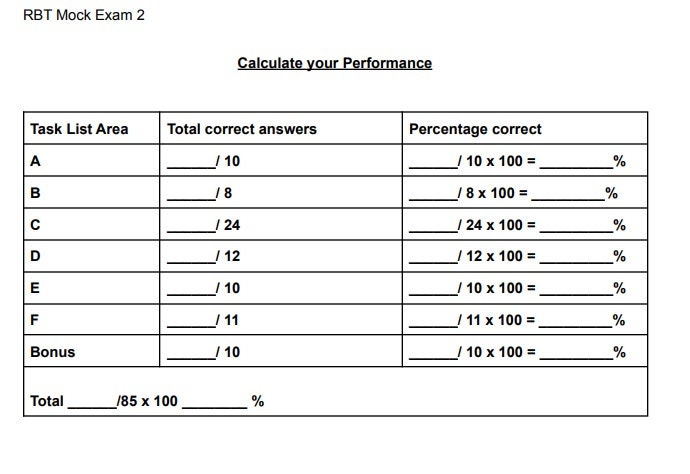 RBT Mock Exam 1 and 2 Bundle | 2 Mock Exams | Answer Key | RBT Mock ...