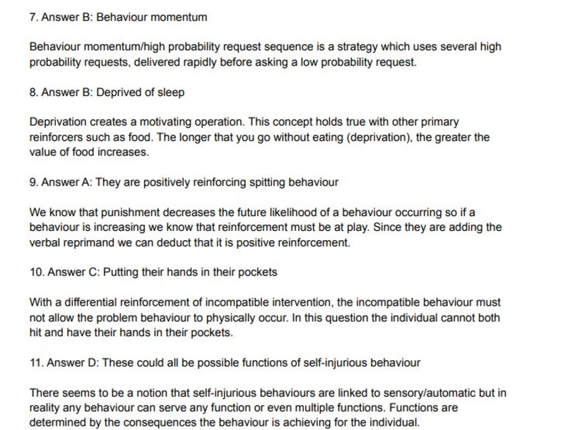 Registered Behavior Technician Mock Exam 2 Package | RBT Mock Exam 2 ...