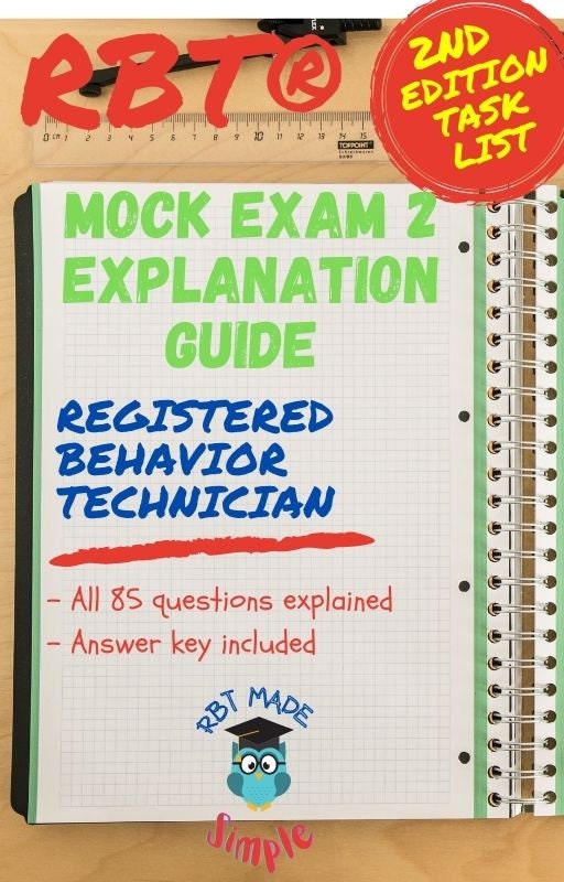 Registered Behavior Technician Mock Exam 2 Package | RBT Mock Exam 2 ... Registered Behavior Technician Mock Exam 2 Package | RBT Mock Exam 2 ...