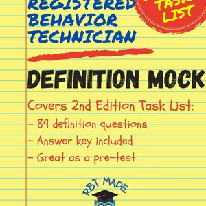 RBT Study Guide and Mock Exams | 3 RBT Mock Exams | Study Guide | 2nd ...