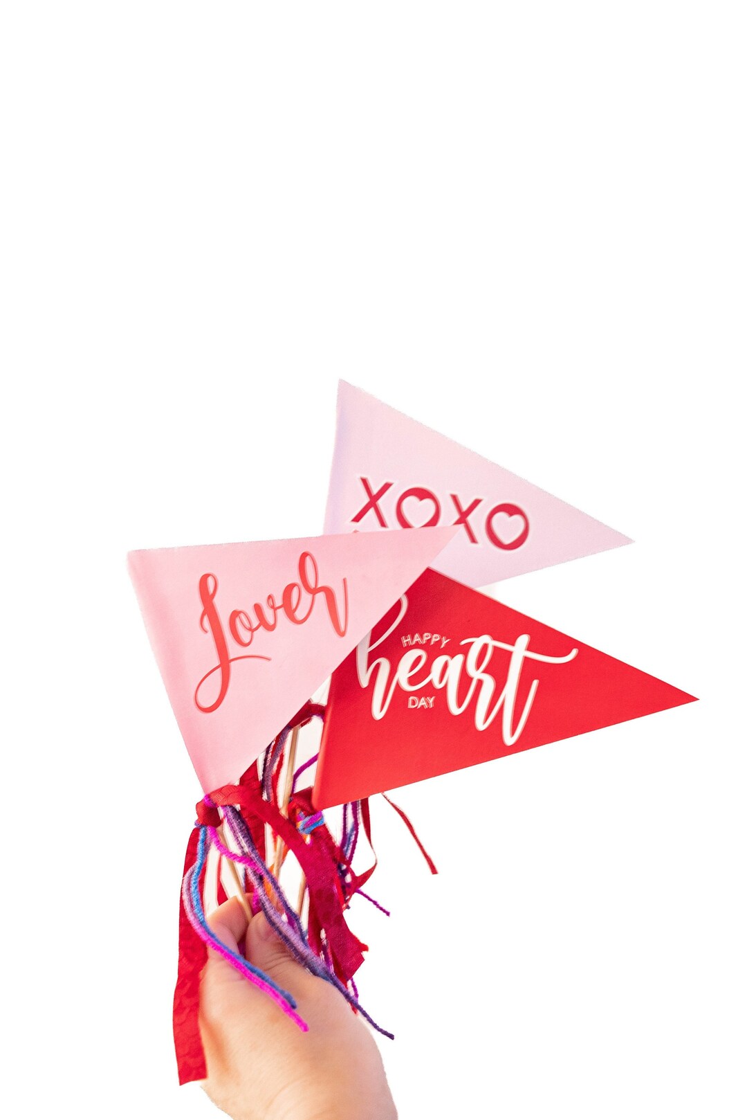 Valentine Pennants - Printable - Etsy