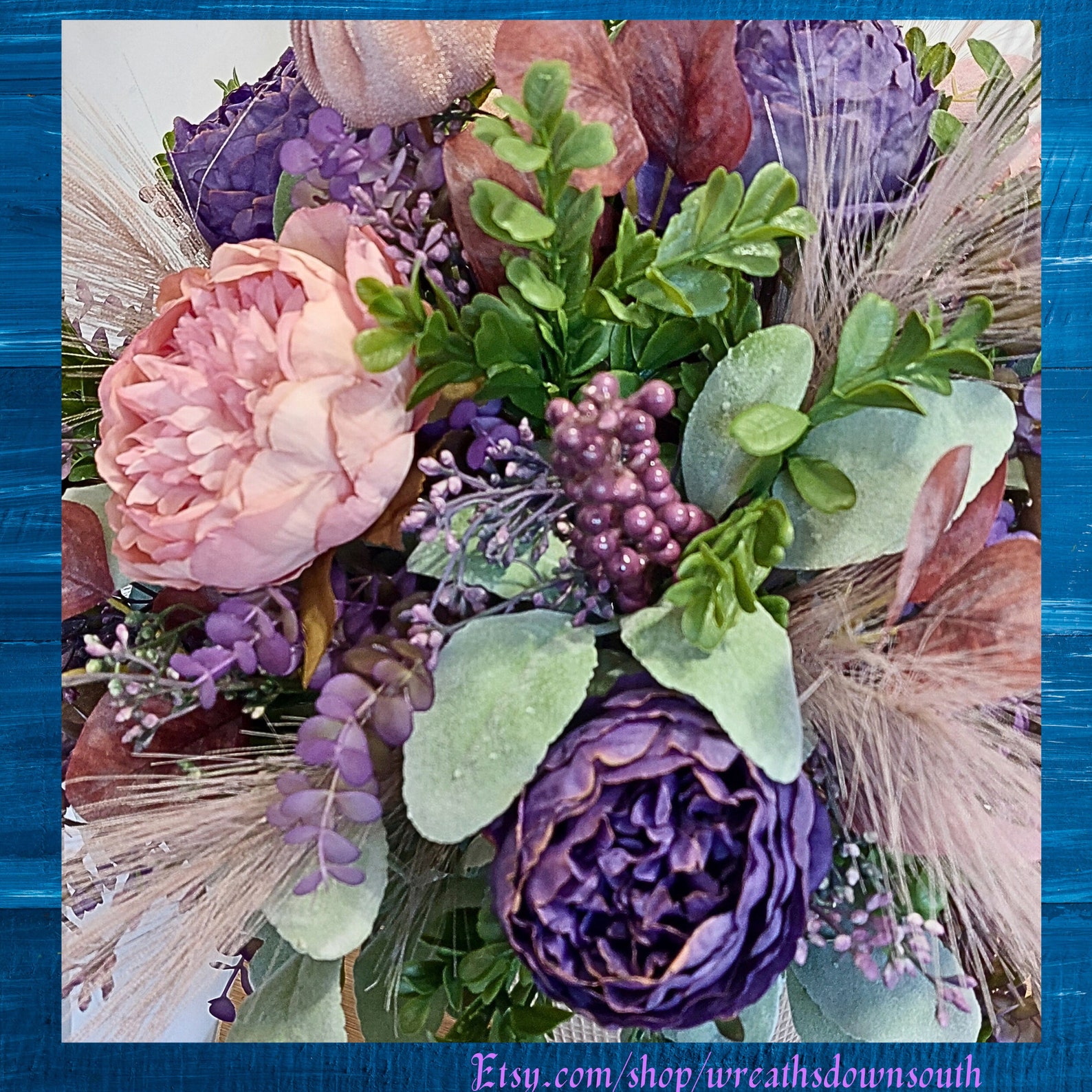 High End Elegant Fall Seasonal Silk Floral Arrangement, Trendy Pastel ...