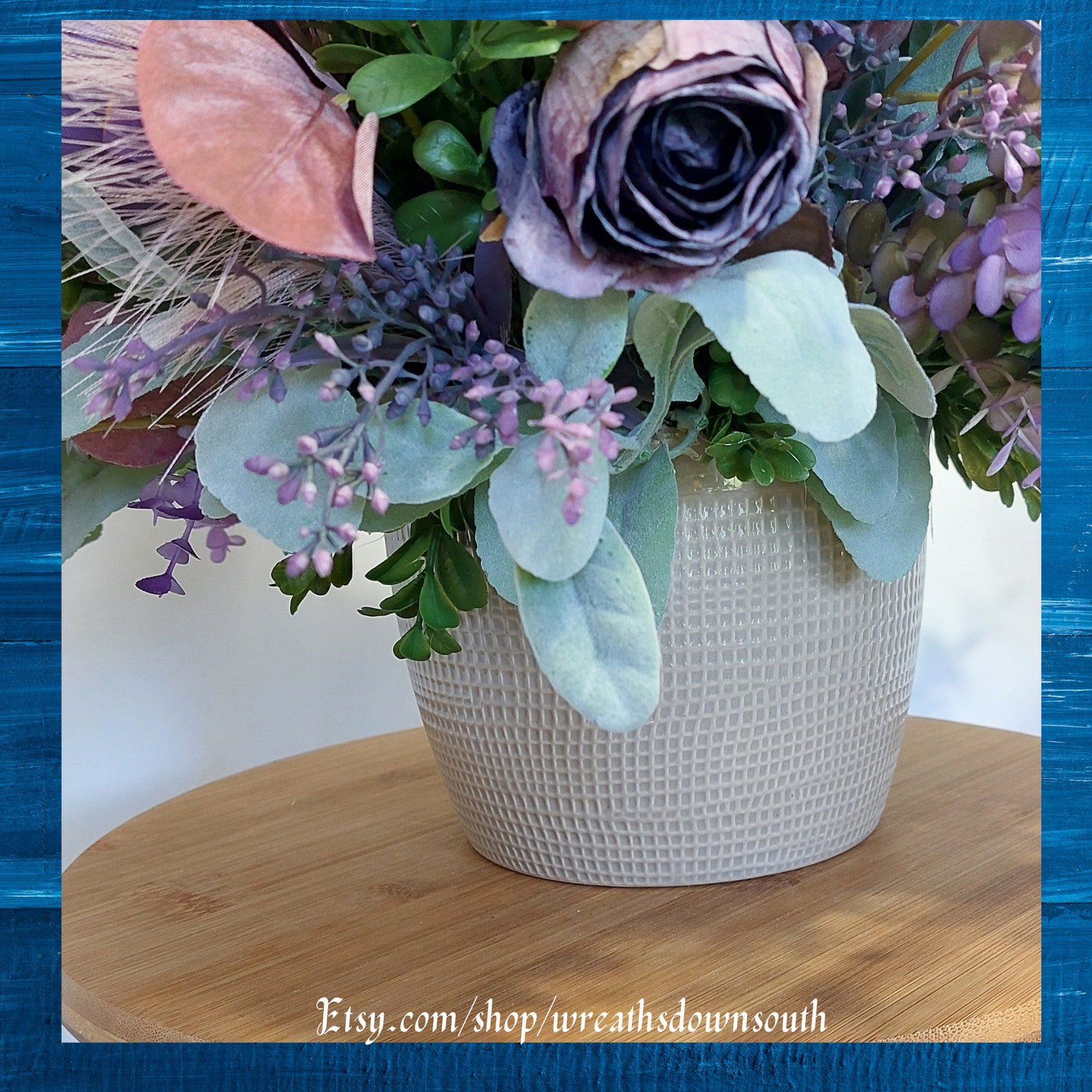 High End Elegant Fall Seasonal Silk Floral Arrangement, Trendy Pastel ...