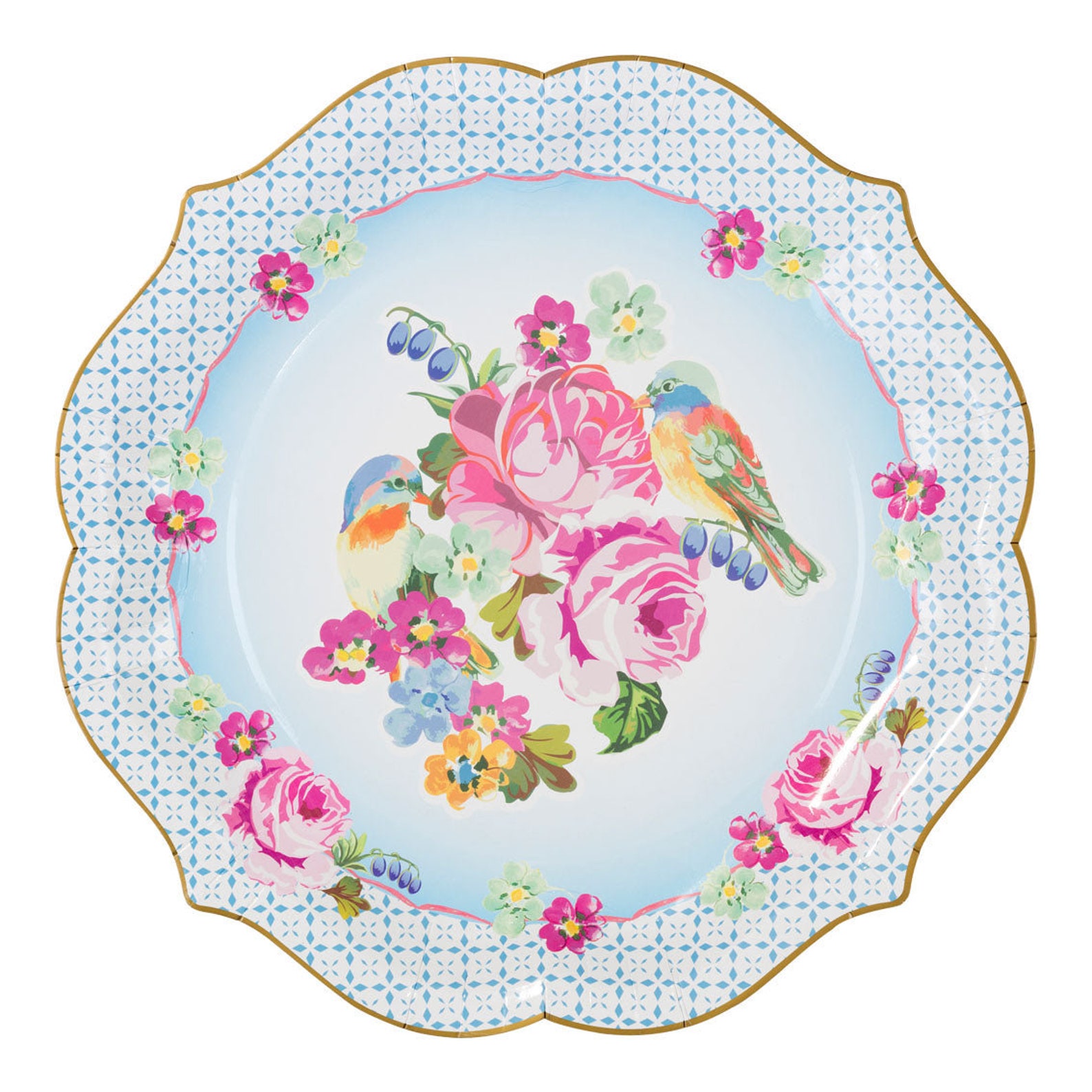 Truly Scrumptious Floral Paper Serving Platters - Two Designs - Etsy