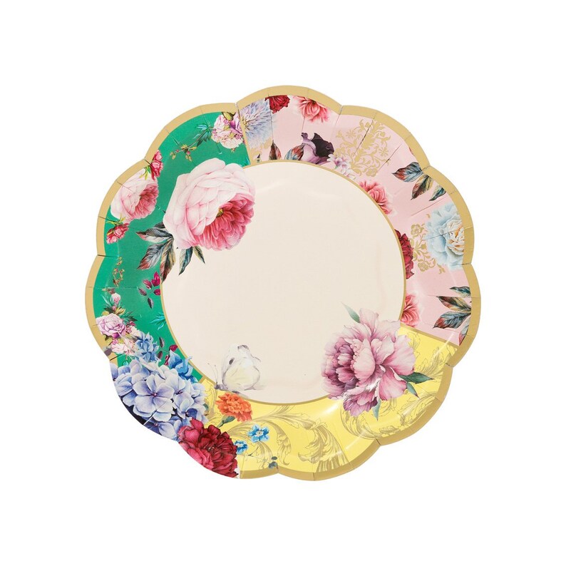 Truly Scrumptious Tea Party Small Plates 2 Floral Patterns - Etsy