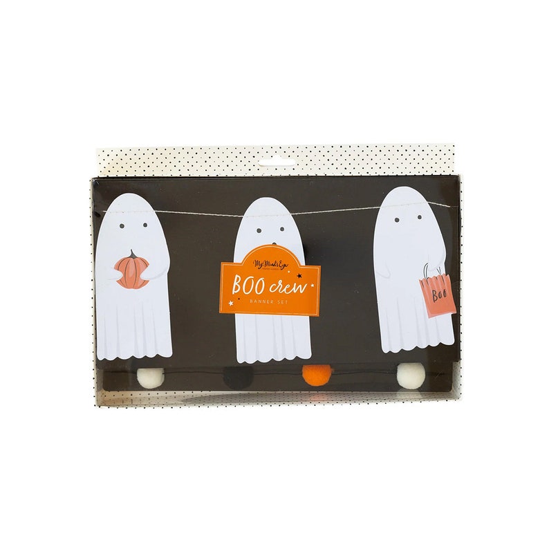 Boo Crew Ghosts Banner Set - Etsy